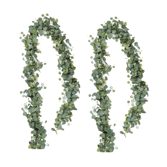 Artificial Ivy Garland 70.86 Inch Fake Hanging Vines with Roses Silk ...