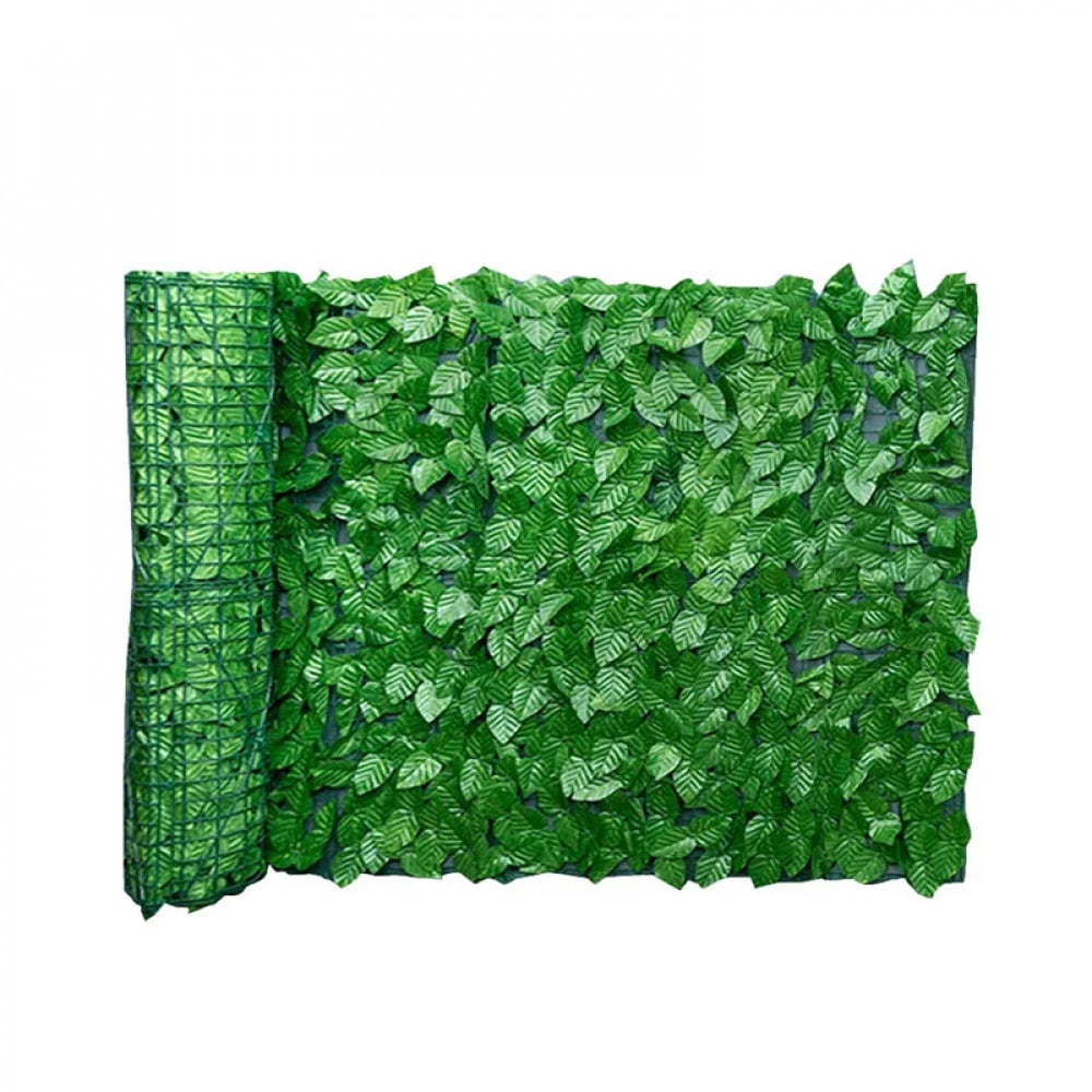 Artificial Ivy Hedge Green Leaf Fence Panels Faux Privacy Fence Screen ...