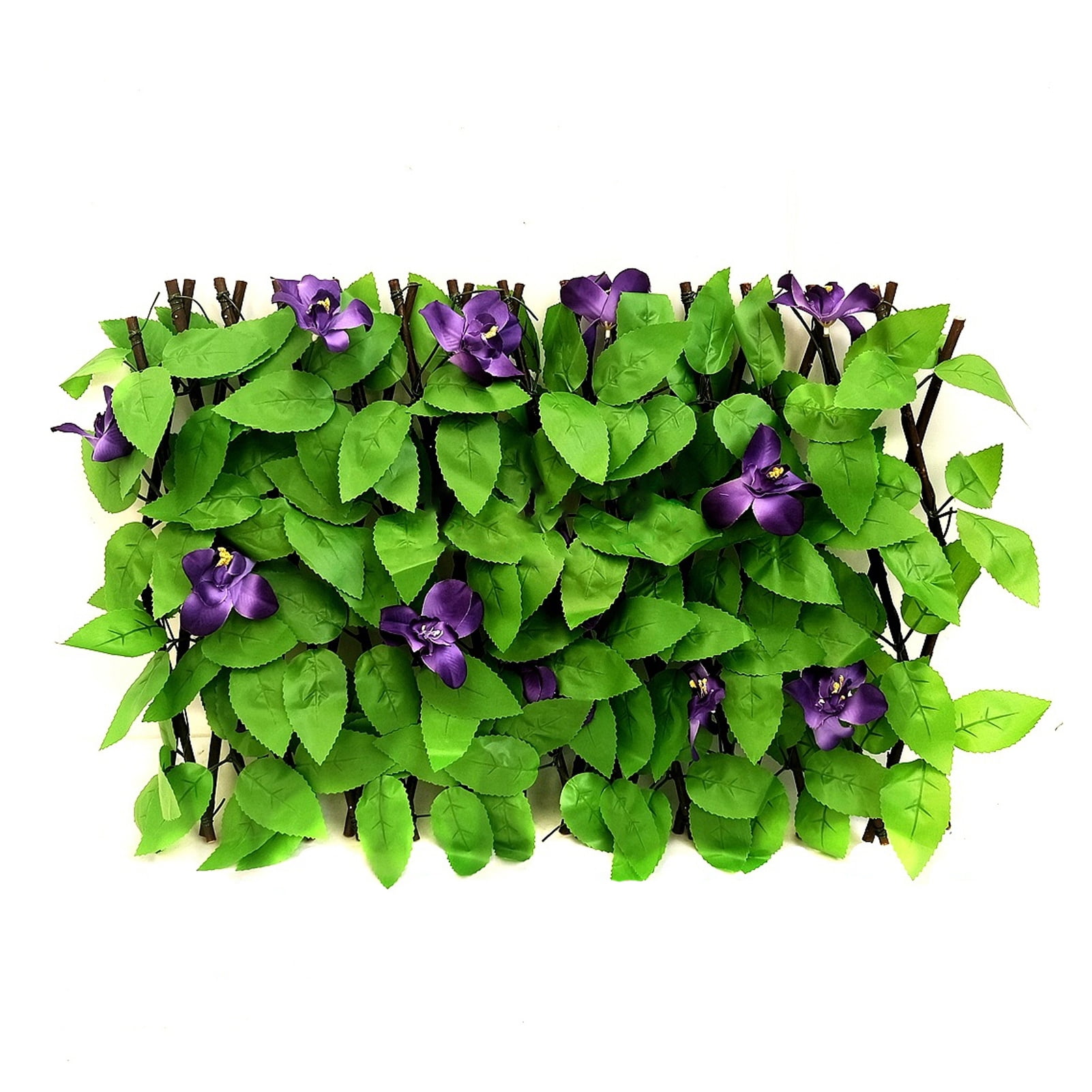 Artificial Ivy Hedge Privacy Fence Screen - UV-Resistant Faux Hedge ...