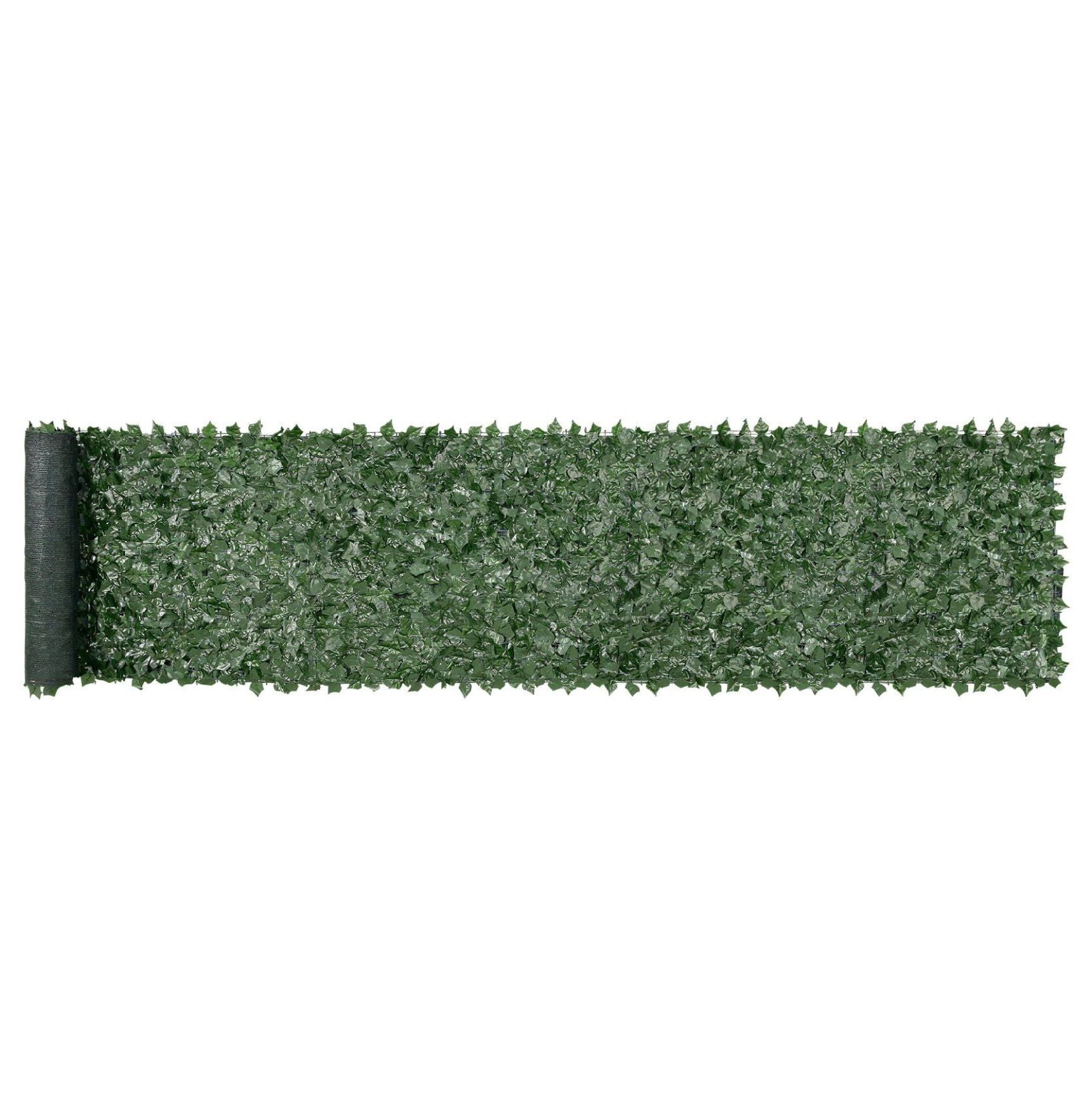 Artificial Ivy Privacy Fence 39x198 inch, Faux Ivy Screen for Outdoor ...