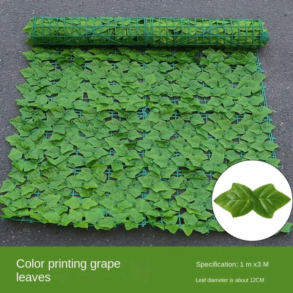 Artificial Ivy Privacy Fence 59"x98"Artificial Hedge Fence Faux Ivy ...