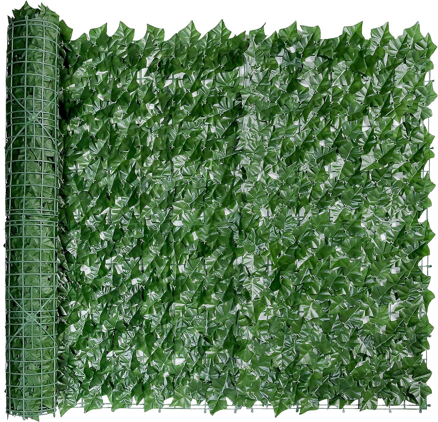 Artificial Ivy Privacy Fence Wall Screen,40X120 Inch Artificial Grass ...