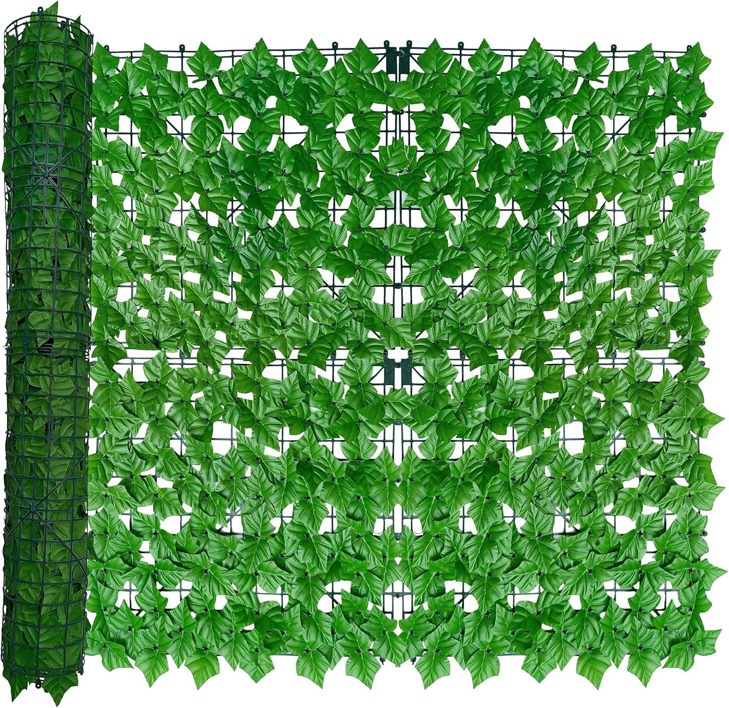 Artificial Ivy Privacy Fence Wall Screen,40X120 in UV-Anti Faux ...