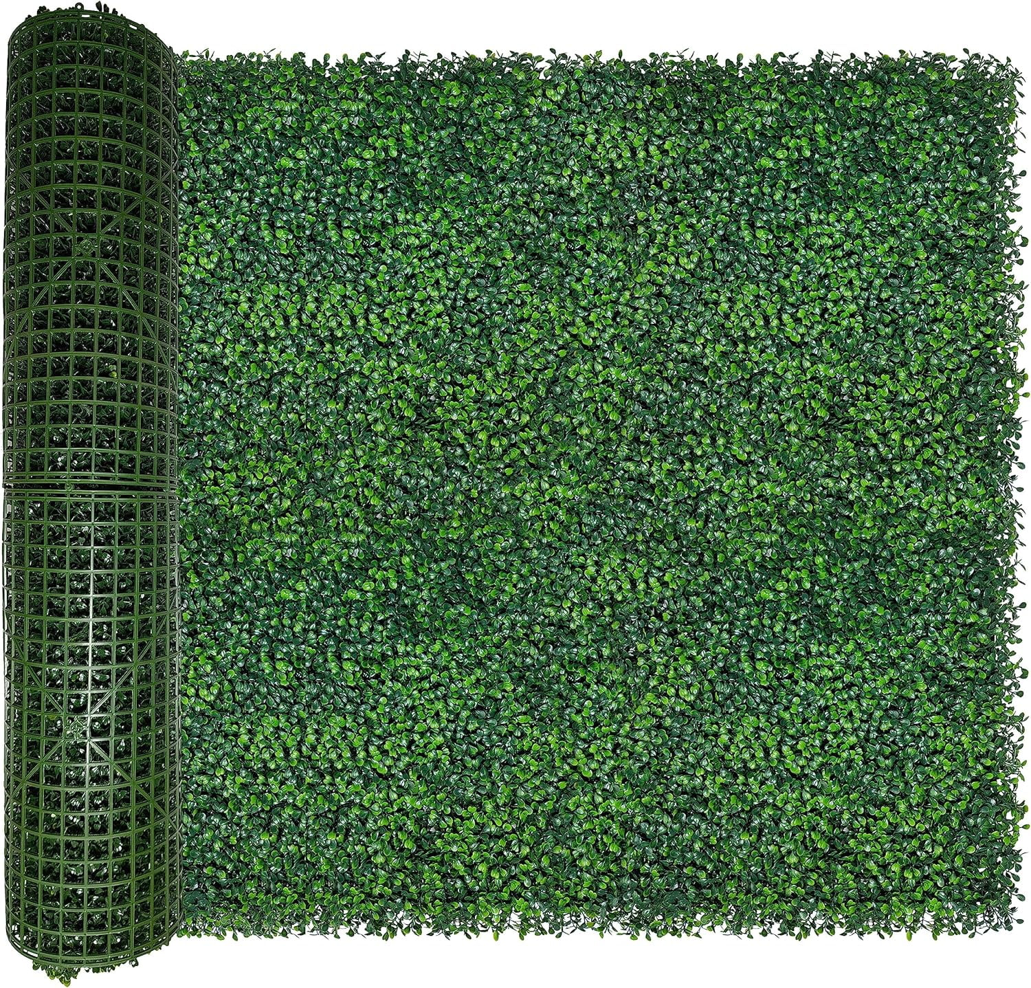 Artificial Ivy Privacy Fence Wall Screen,40X120 in(33.5 sqft) UV-Anti Faux Boxwood Roll Panels ...