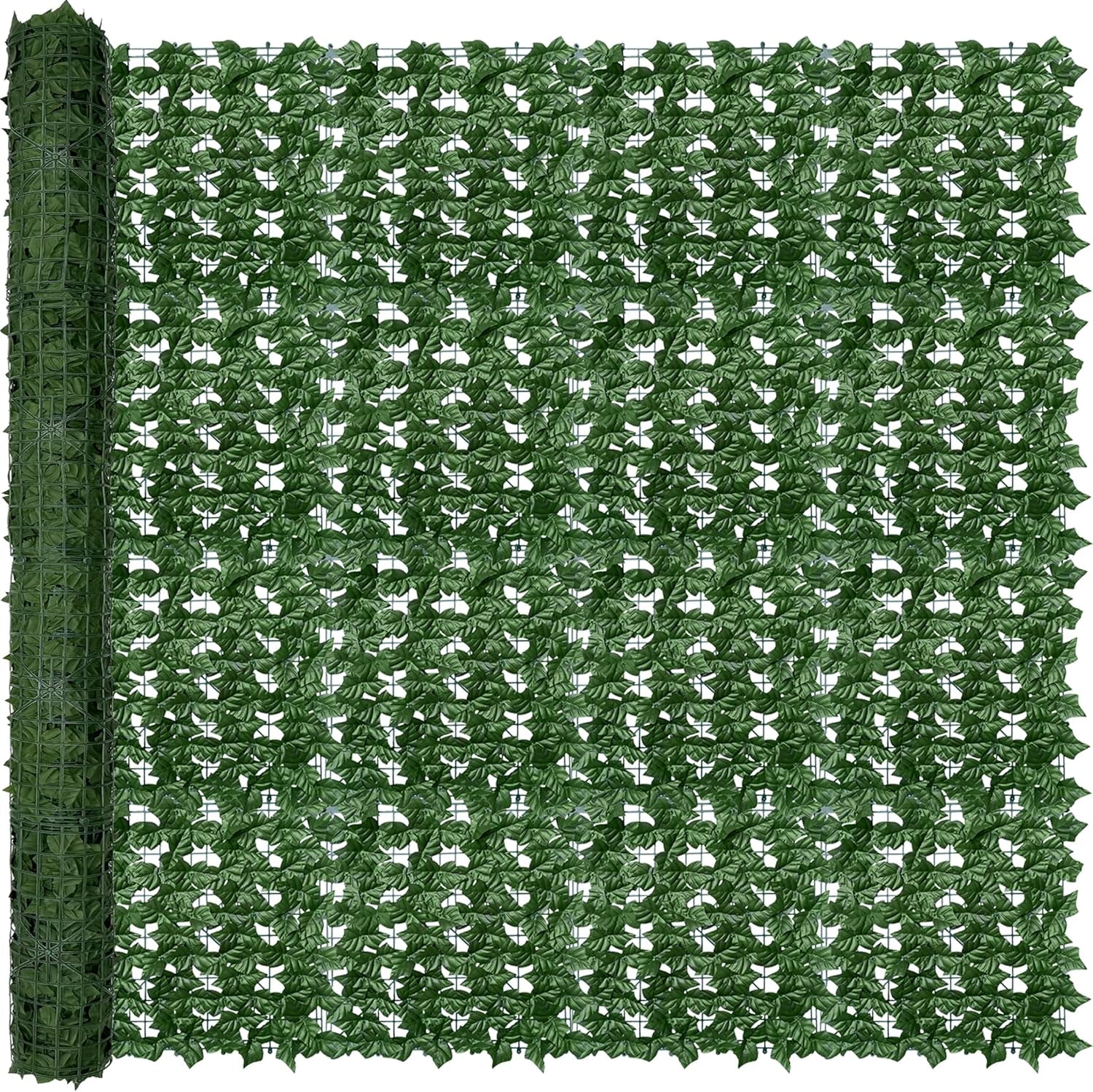 Artificial Ivy Privacy Fence Wall Screen,80X120 in UV-Anti Faux ...