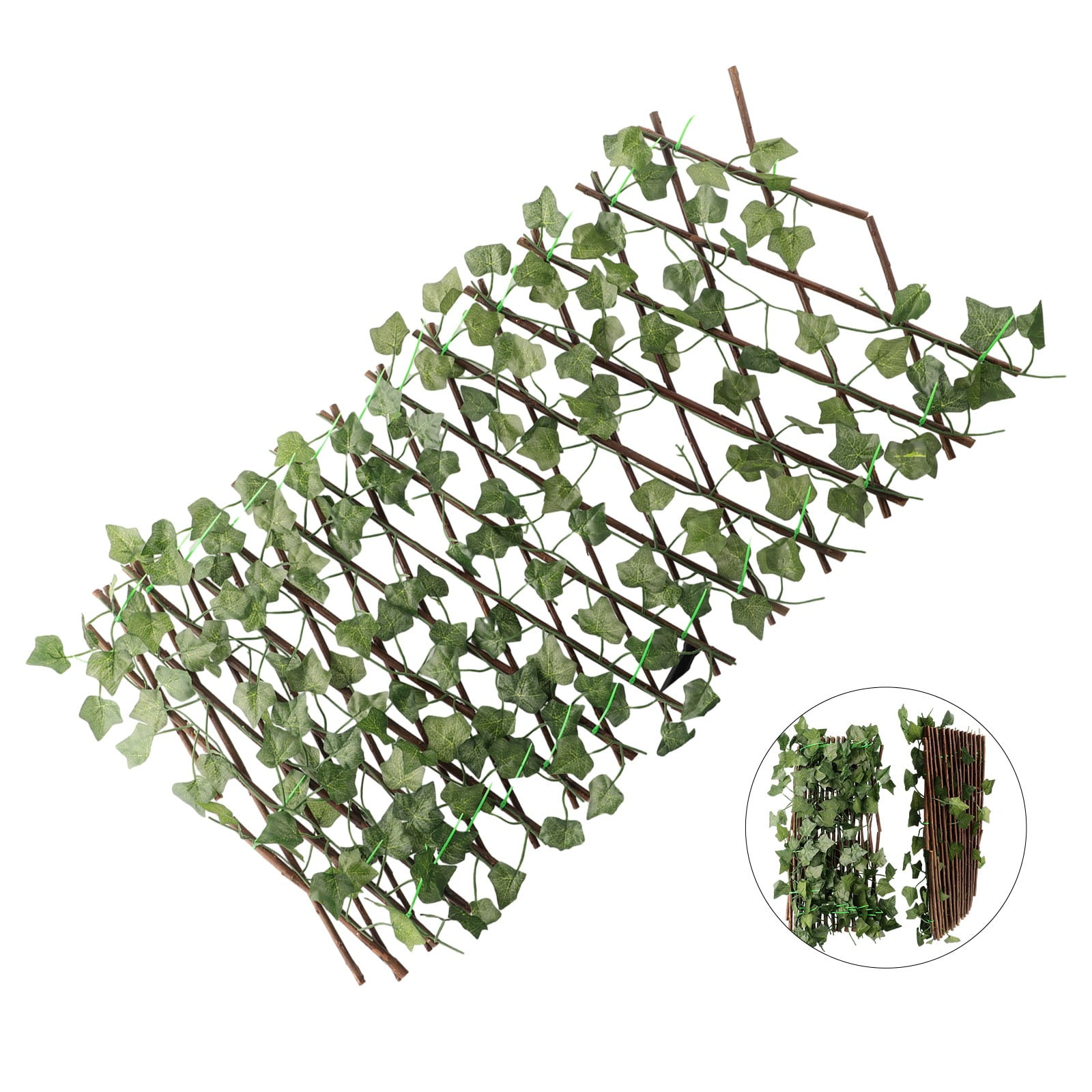 Artificial Ivy Privacy Screen Expandable Trellis Fence for Home and ...