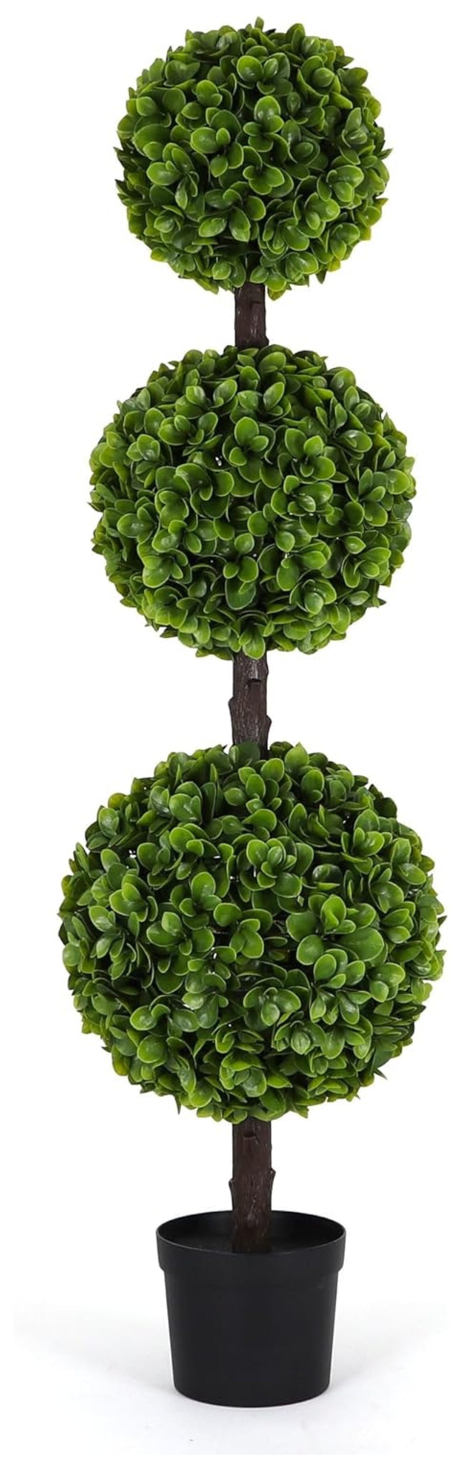Artificial Jasper Topiary Tree - 4' Jasper Tree - Indoor/Outdoor ...