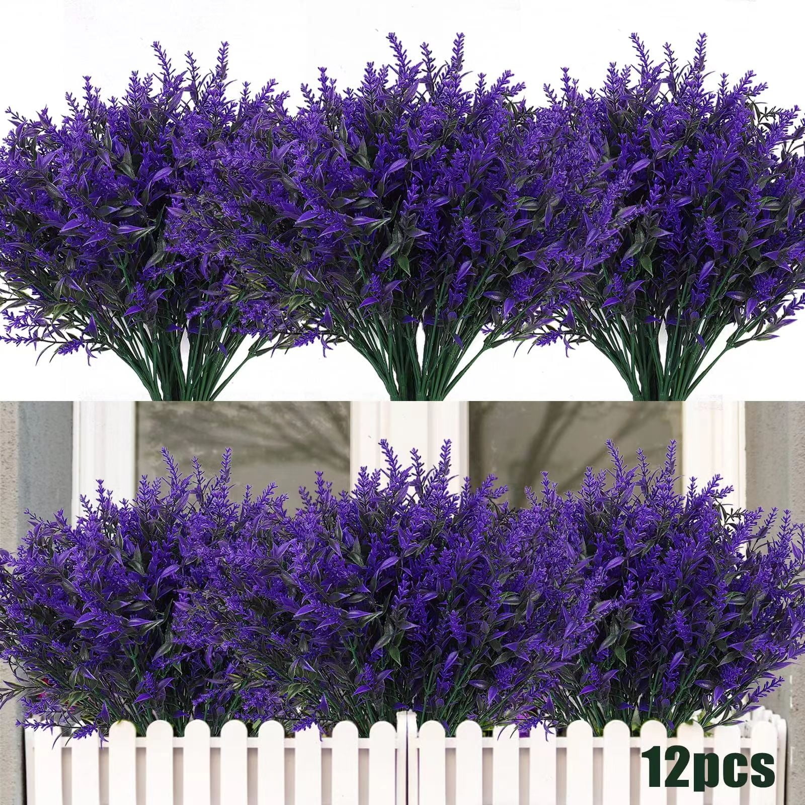Artificial Lavender Artificial Lavender Flower Wheat Flower UV ...