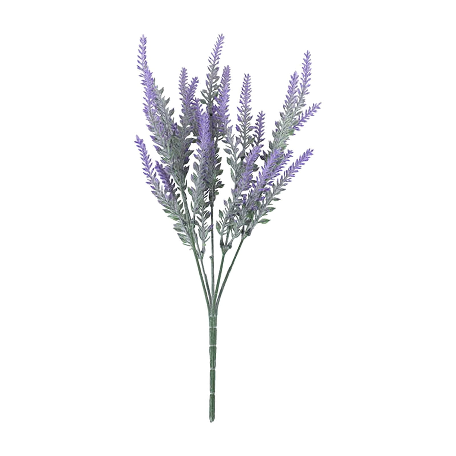 Artificial Lavender Bouquet, Realistic Fake Purple Flowers for Wedding ...