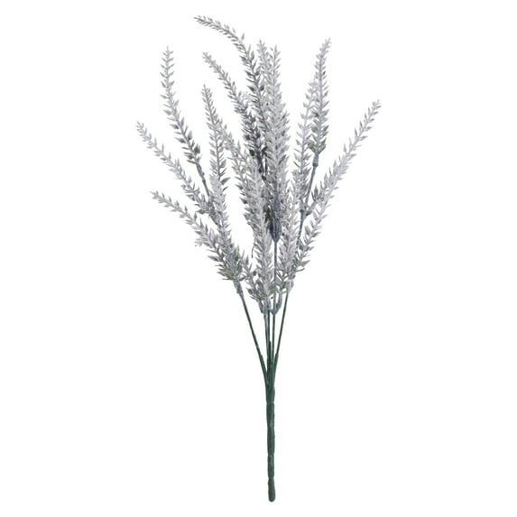Artificial Lavender Flowers 13.8" Tall Flocked Plastic Plants for Home ...