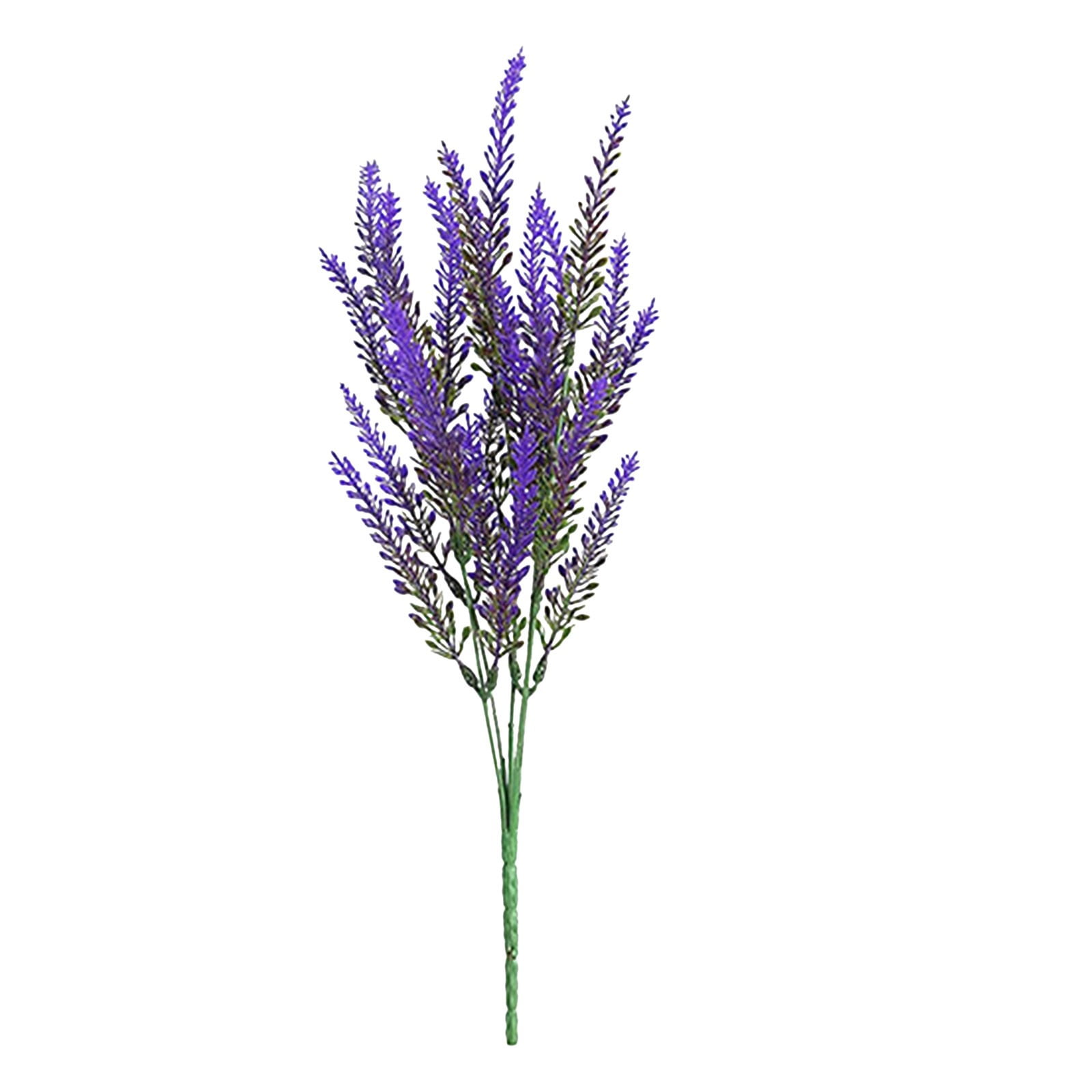 Artificial Lavender Flowers with Silk Flocked Fake Lavender Plant Faux ...