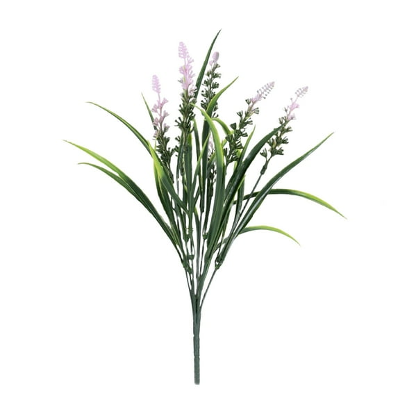 Artificial Lavender Flowers with Silk Flocked Fake Lavender Plant for ...