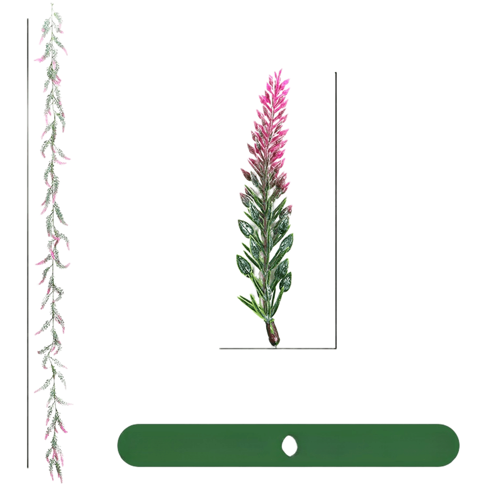 Artificial Lavender Vine Rattan Flowers Wedding Backdrop Arch Wall ...