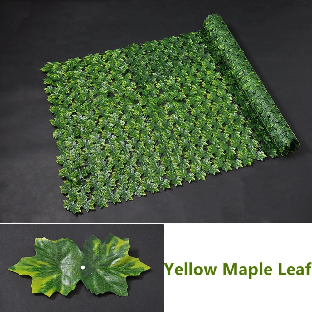 Artificial Leaf Fence Panels 4/3/2/1m Long Faux Ivy Hedge Fake Leaves ...
