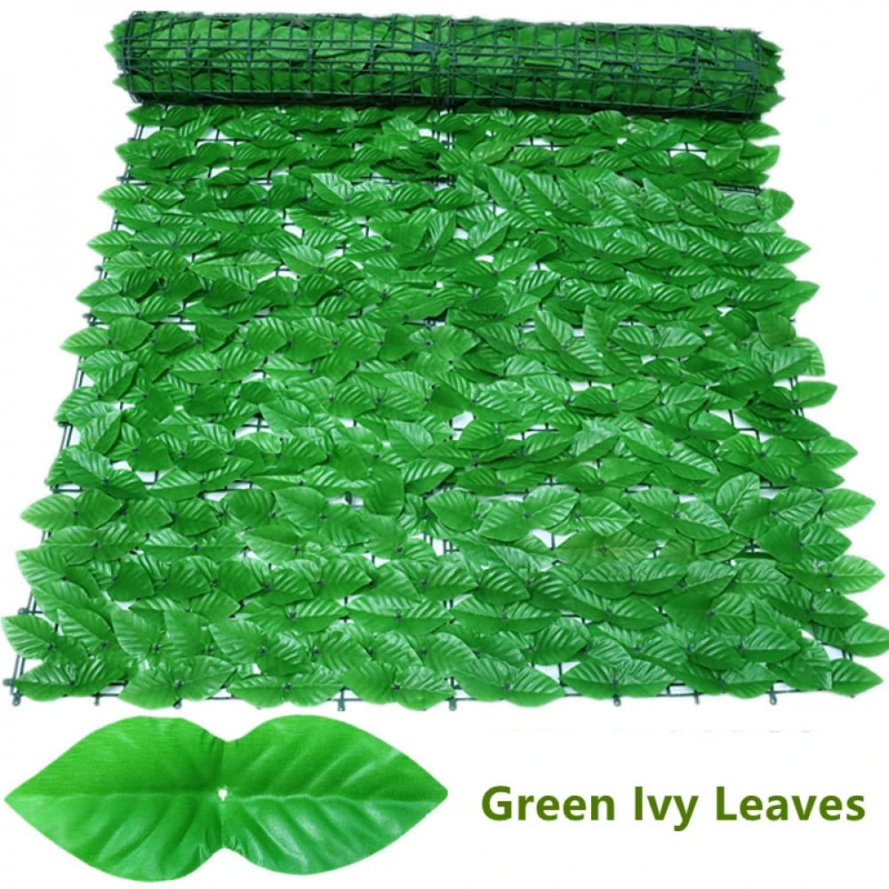 Artificial Leaf Fence Panels 4/3/2/1m Long Faux Ivy Hedge Fake Leaves ...