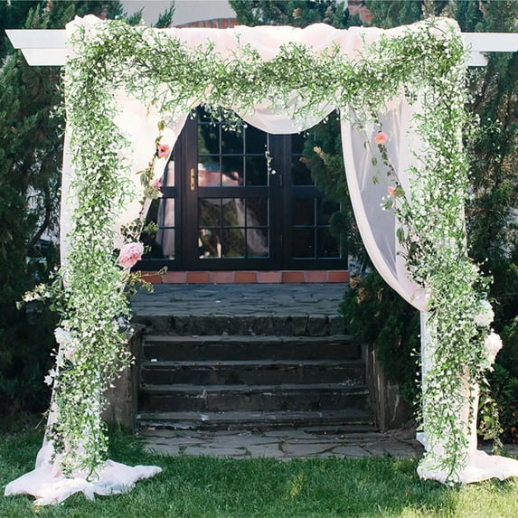 Artificial Leaf Rattan Hanging Garland for Holiday Decor - 90 Inch ...