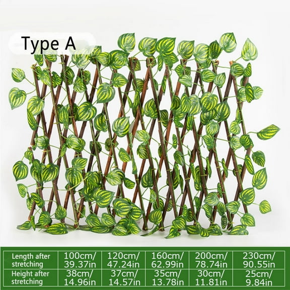 118 '' Artificial Faux Ivy Leaf Privacy Fence Screen Panel Wall Hedge ...