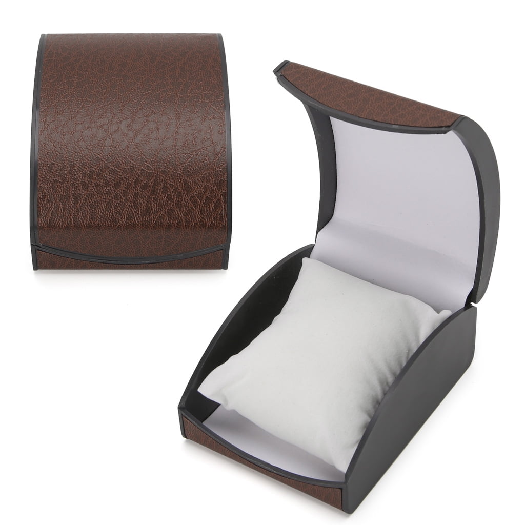 Artificial Leather Watch Storage Boxes Square Jewelry for Case Display ...