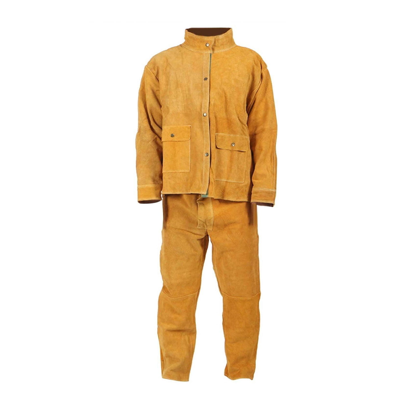 Artificial Leather Welder Blacksmith Apron Heavy Duty Flame Retardant ...