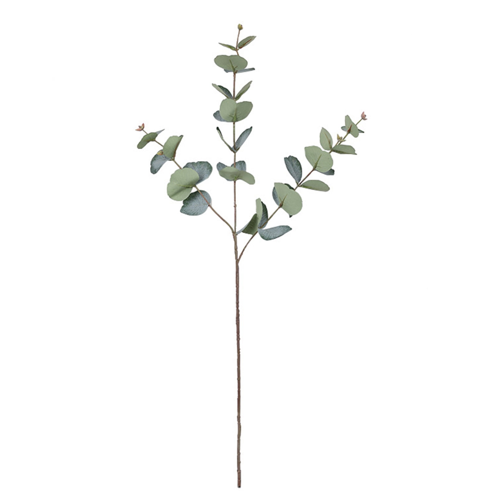 Artificial Leaves Realistic Photo Props Simulation Eucalyptus Branch ...