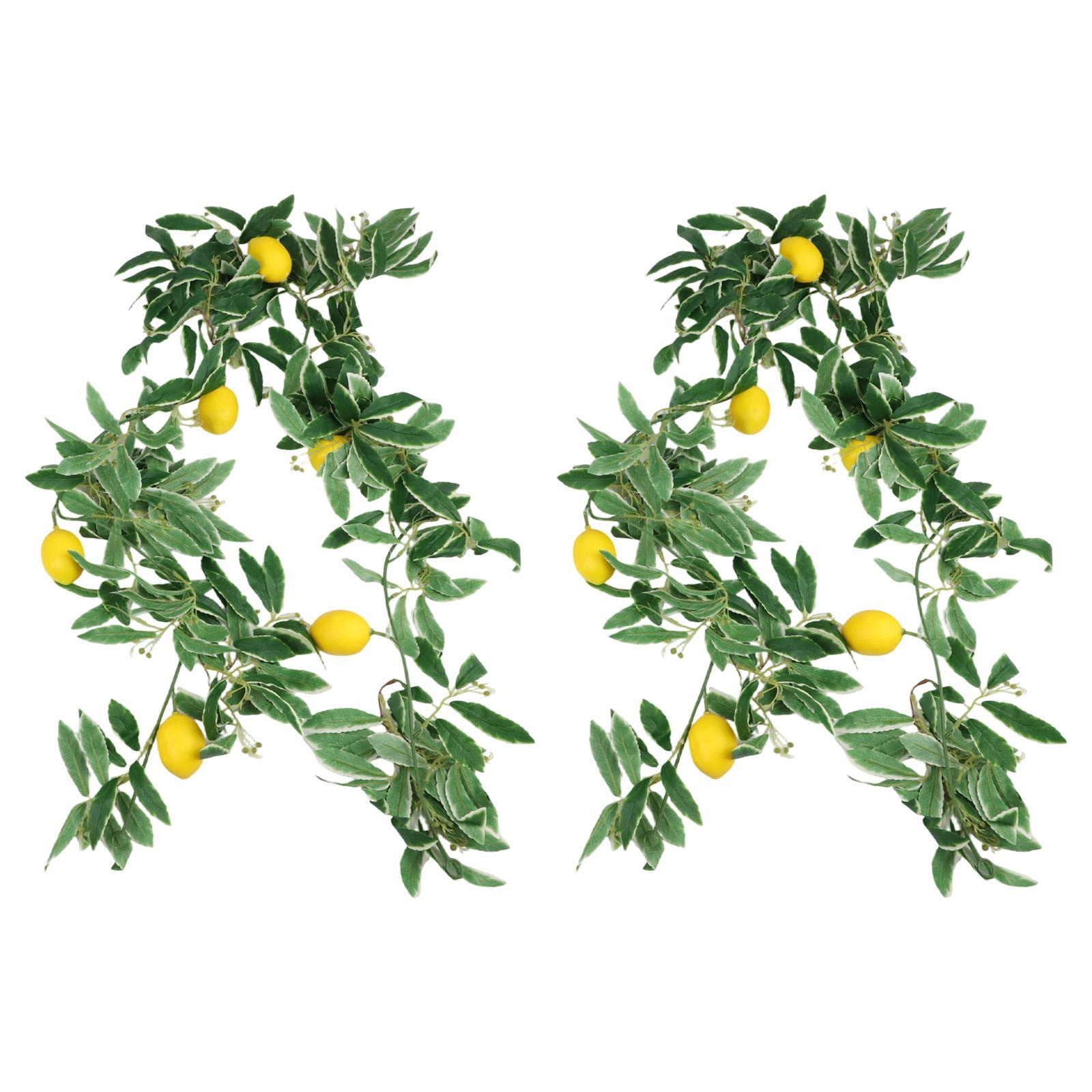 Artificial Lemon Garland Decor Hanging Lemon Rattan Fake Lemon Garland ...