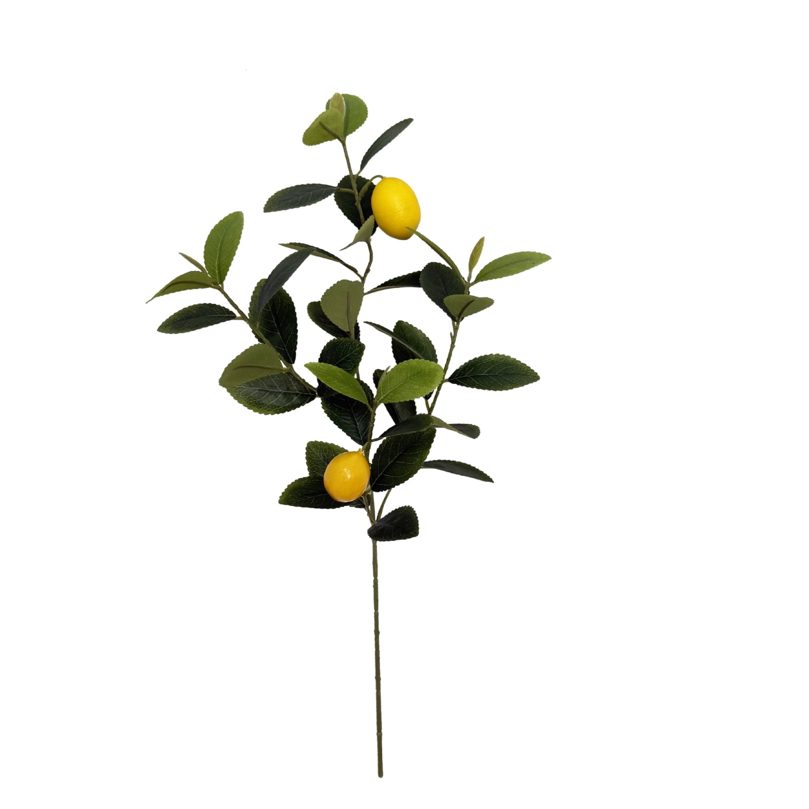 Artificial Lemon Leaves with Lemon, Faux Greenery Plants, Plastic Lemon ...