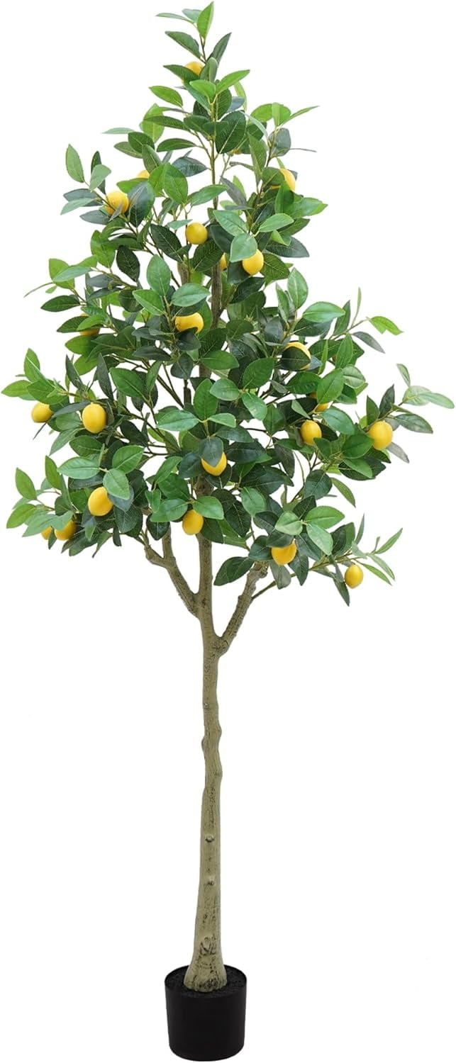 Artificial Lemon Trees – Nearly Natural Faux Plants Indoor, with Easy ...