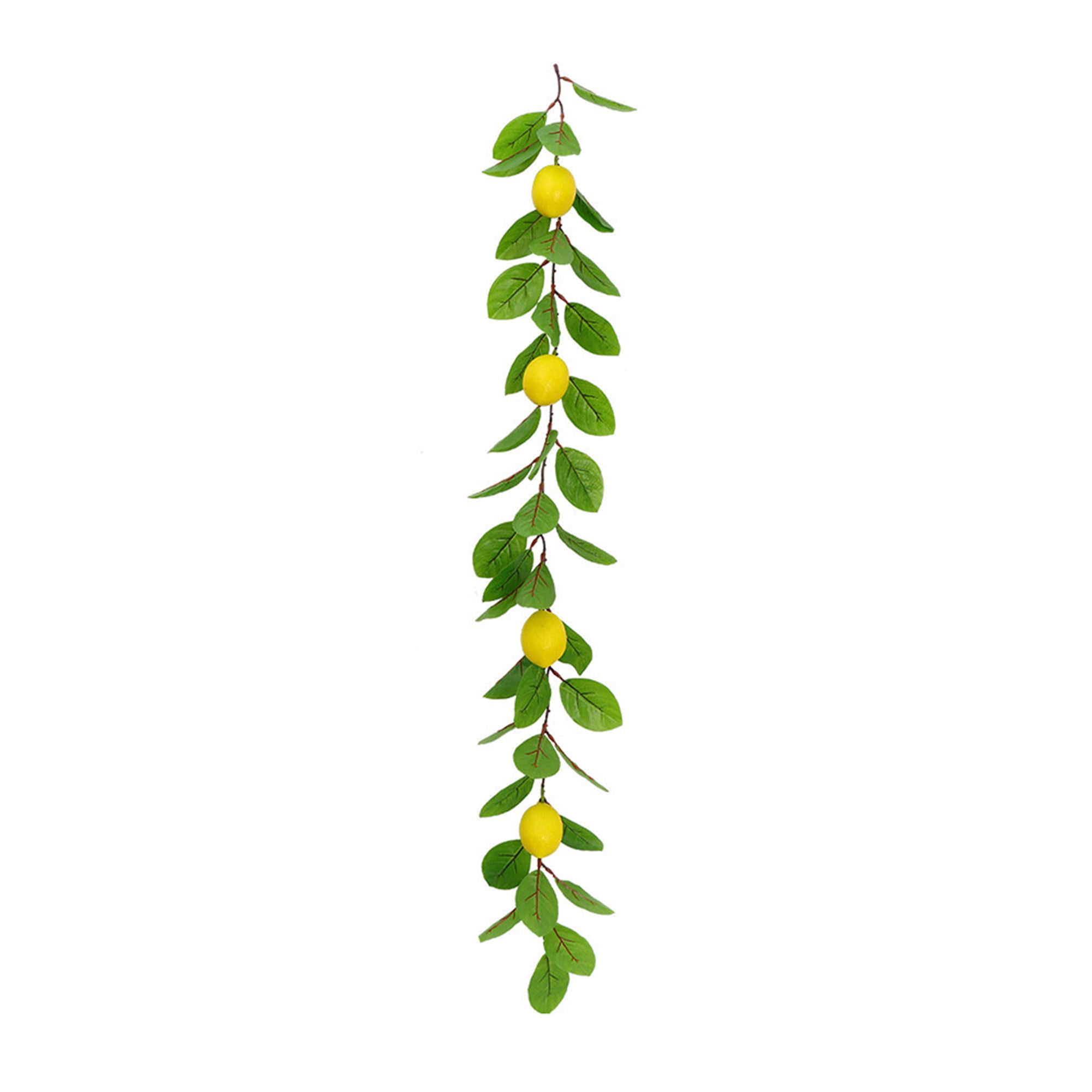 Artificial Lemon Vines, Hanging Wall Decorations Fake Green Leaves ...