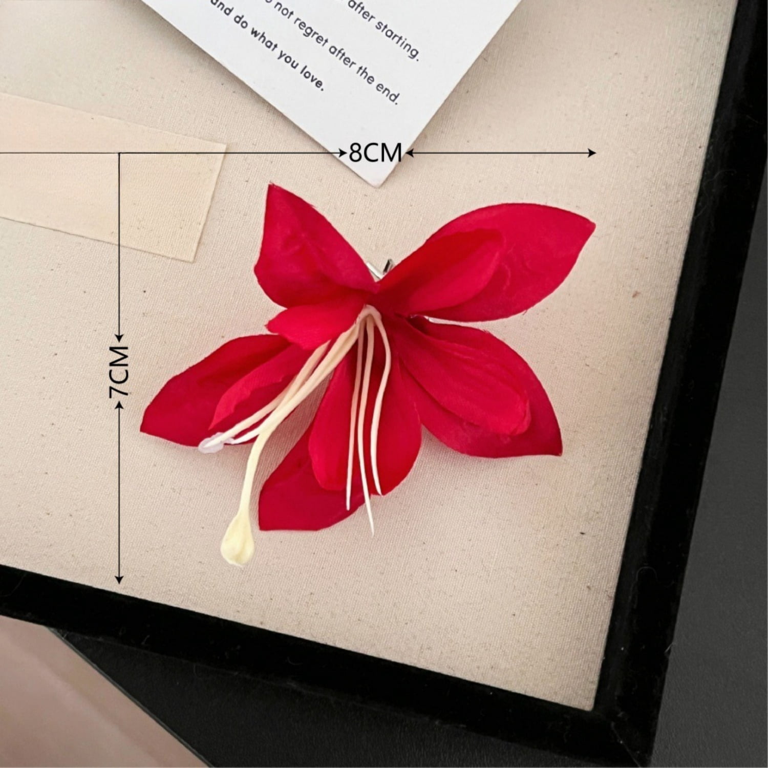 Artificial Lily Flower Hair Clip Claw Jaw Clip for Women Bun Holder ...
