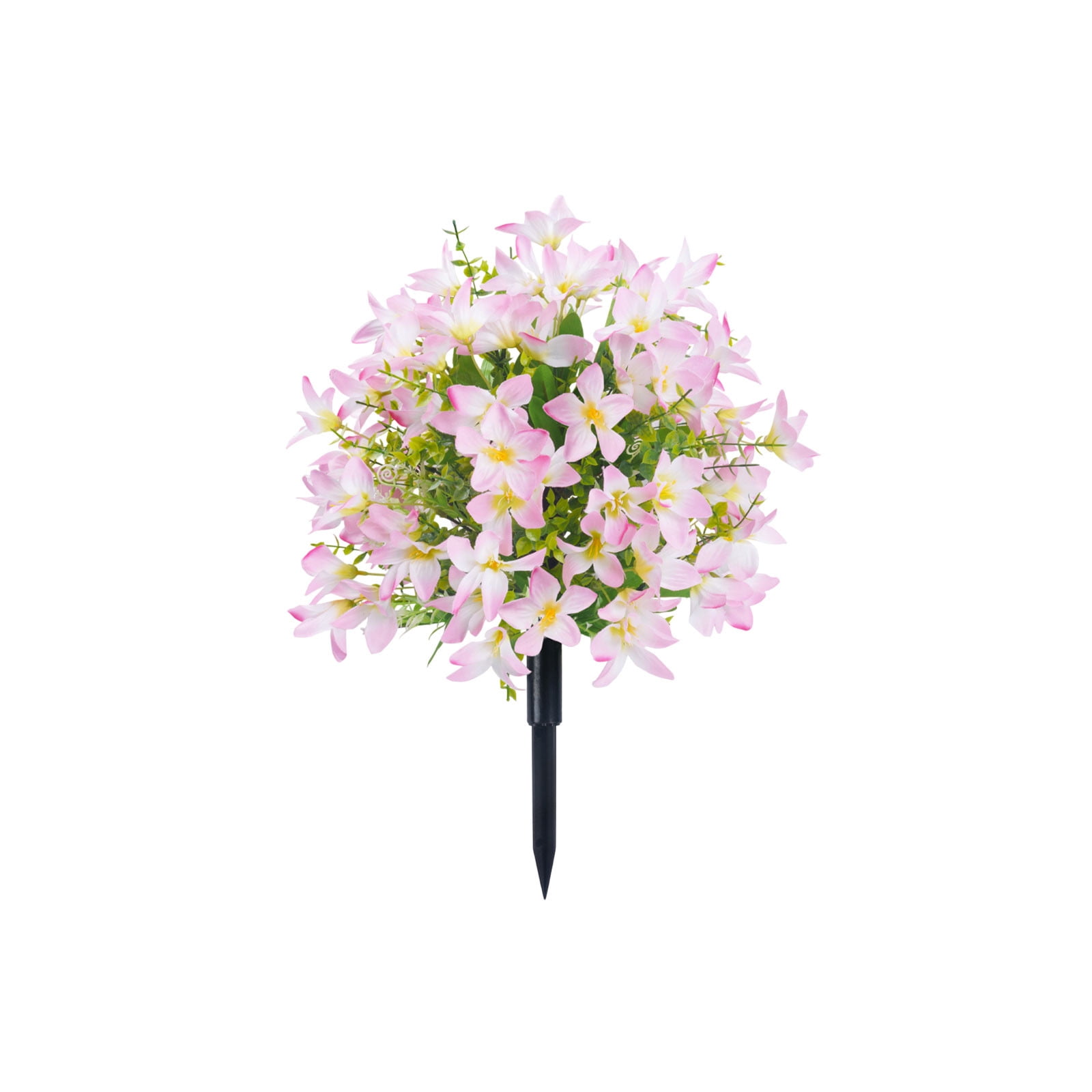 Artificial Lily Flower Stem Floor Insert With Ground Spike Garden ...