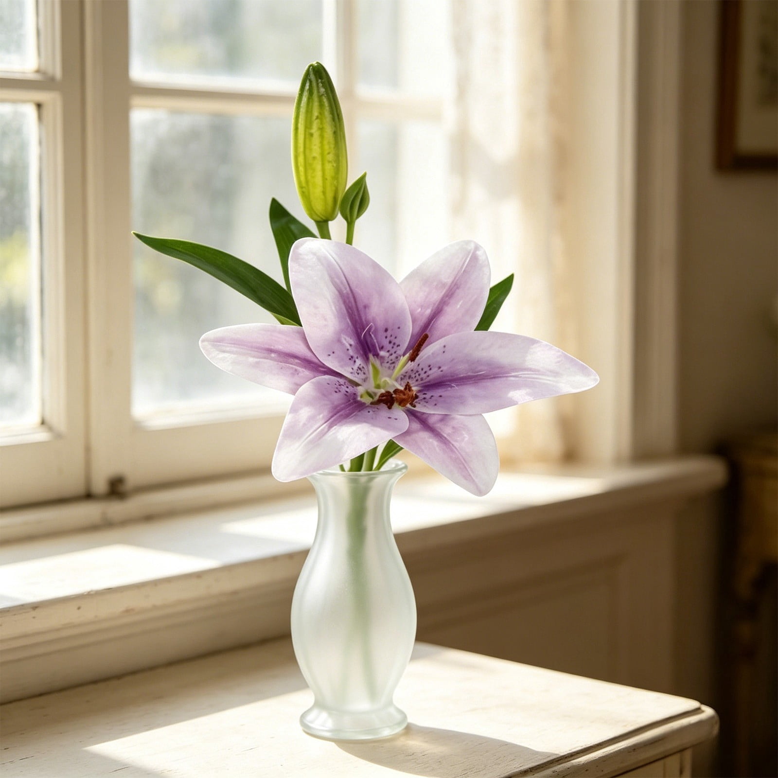 Artificial Lily Flowers, Silk Cloth Floral Arrangement Props for Home ...