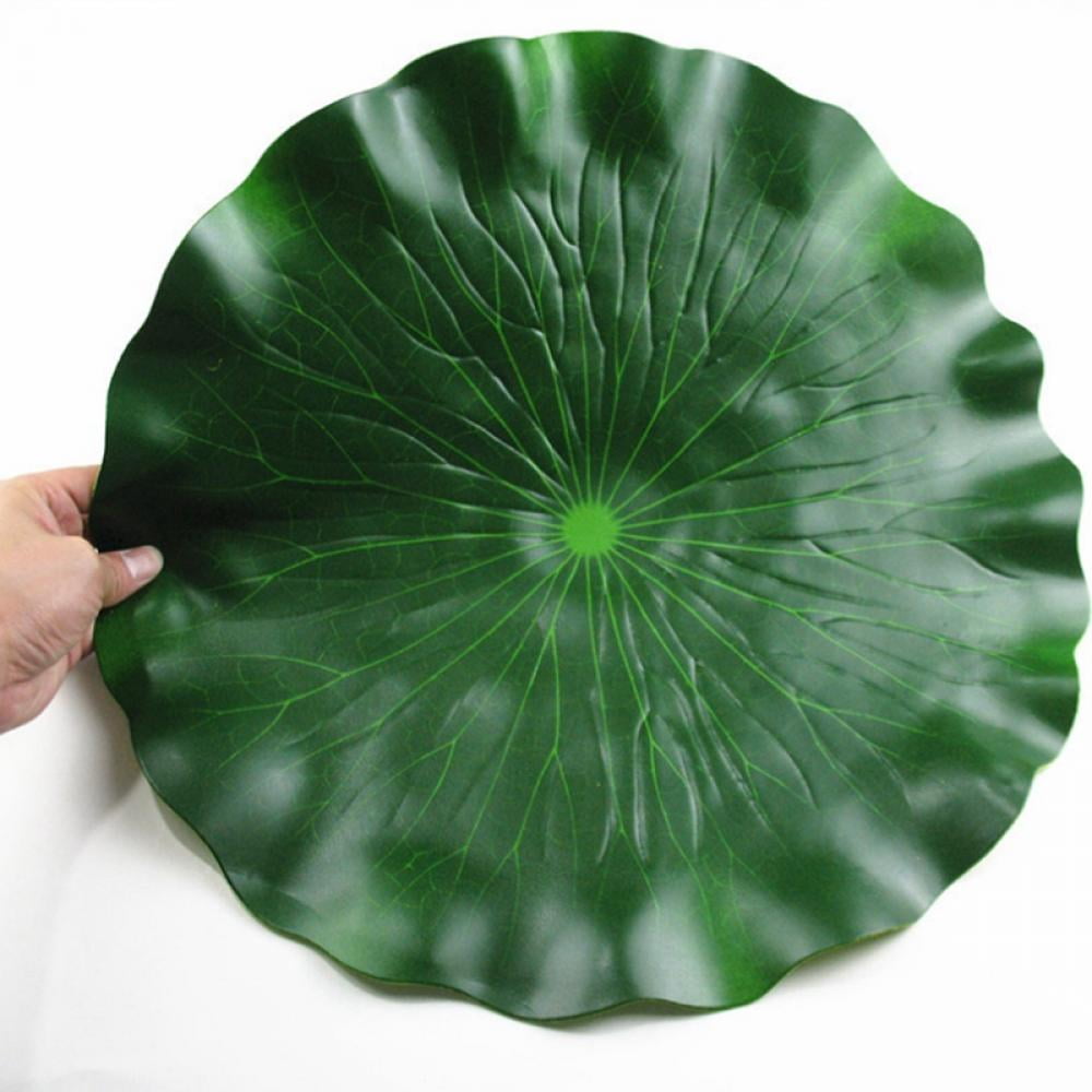 Artificial Lily Pads EVA Lotus Leaves Water Lily Pads for Ponds Pool ...