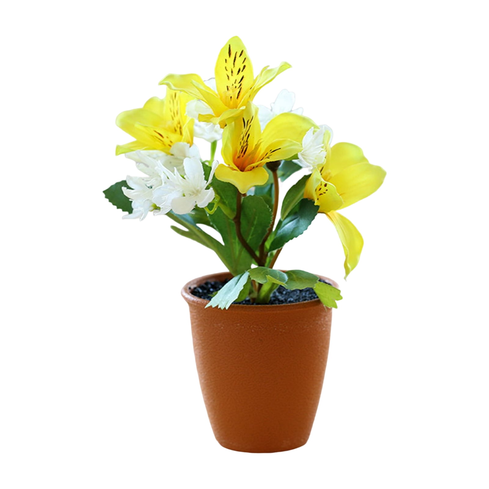 Artificial Lily Real Touch Fake Flowers Lily for Wedding Home Party ...