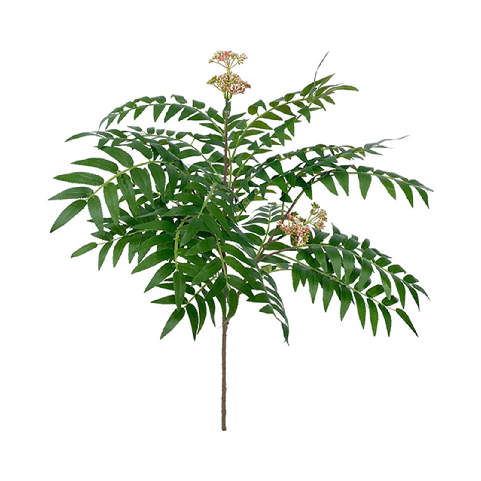 Artificial Locust Branches Green Leaf Spray Fake Shrubs Plastic ...