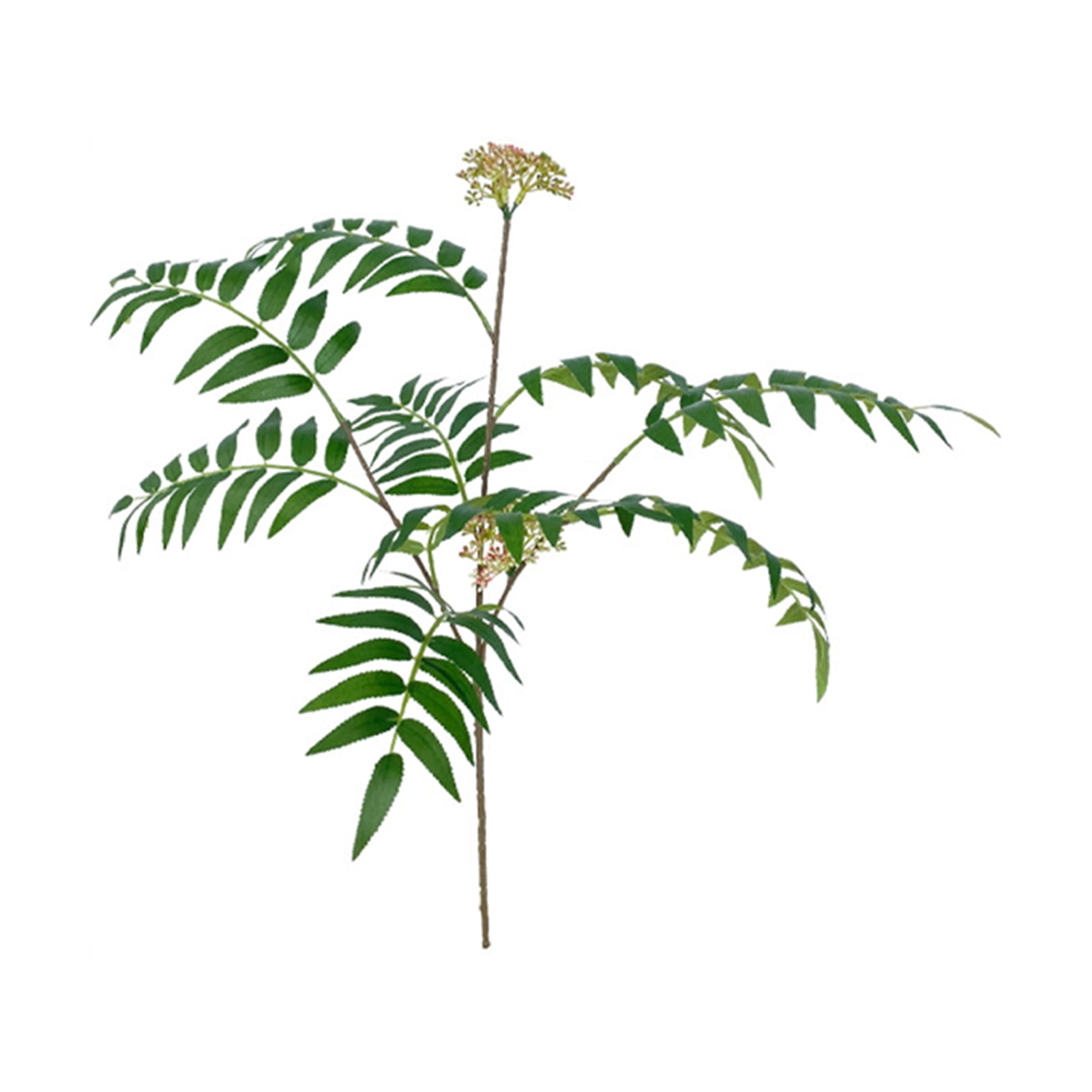 Artificial Locust Branches Green Leaf Spray Fake Shrubs Plastic ...