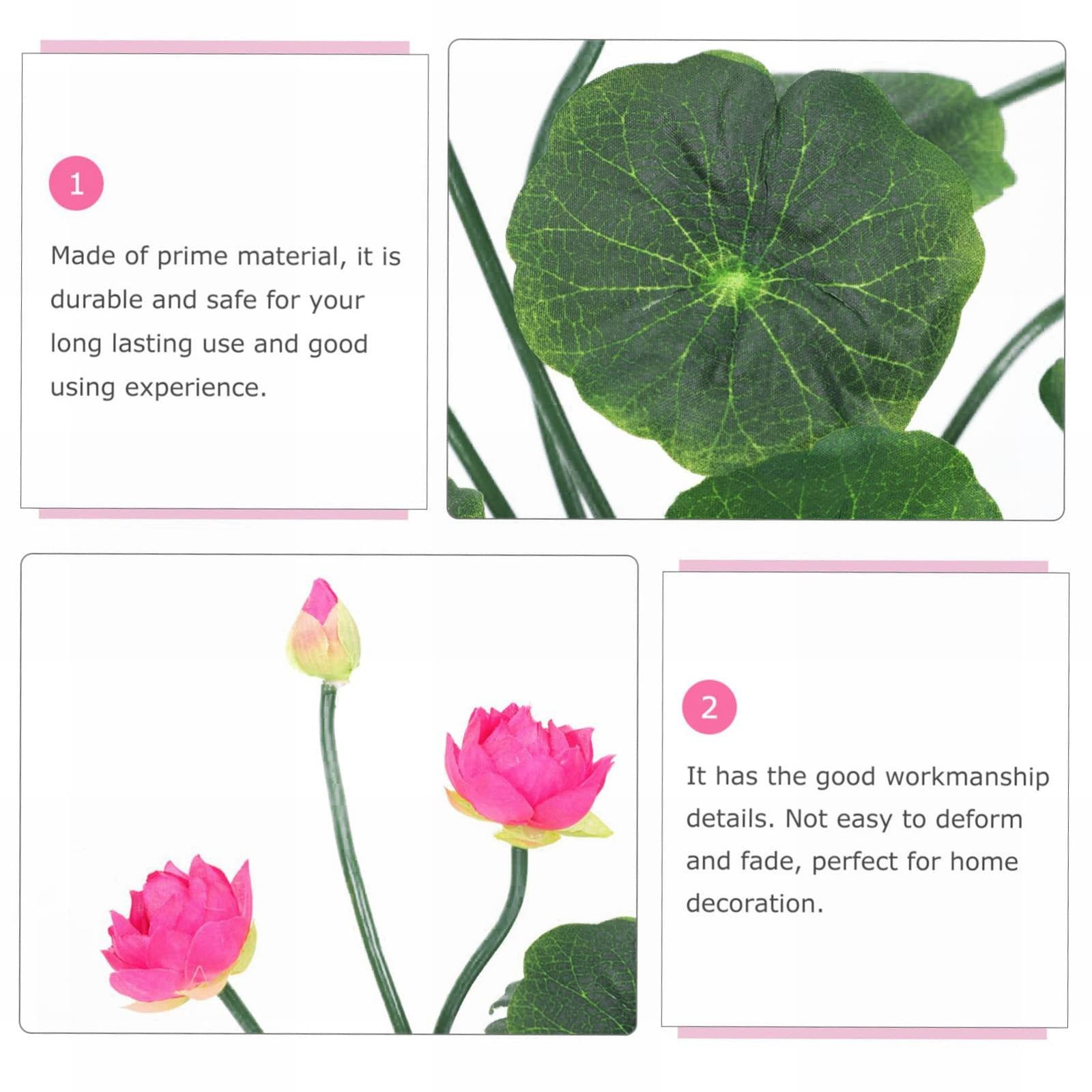 Artificial Lotus Flower, Imitation Flower Prop Artificial Prop Home Our ...