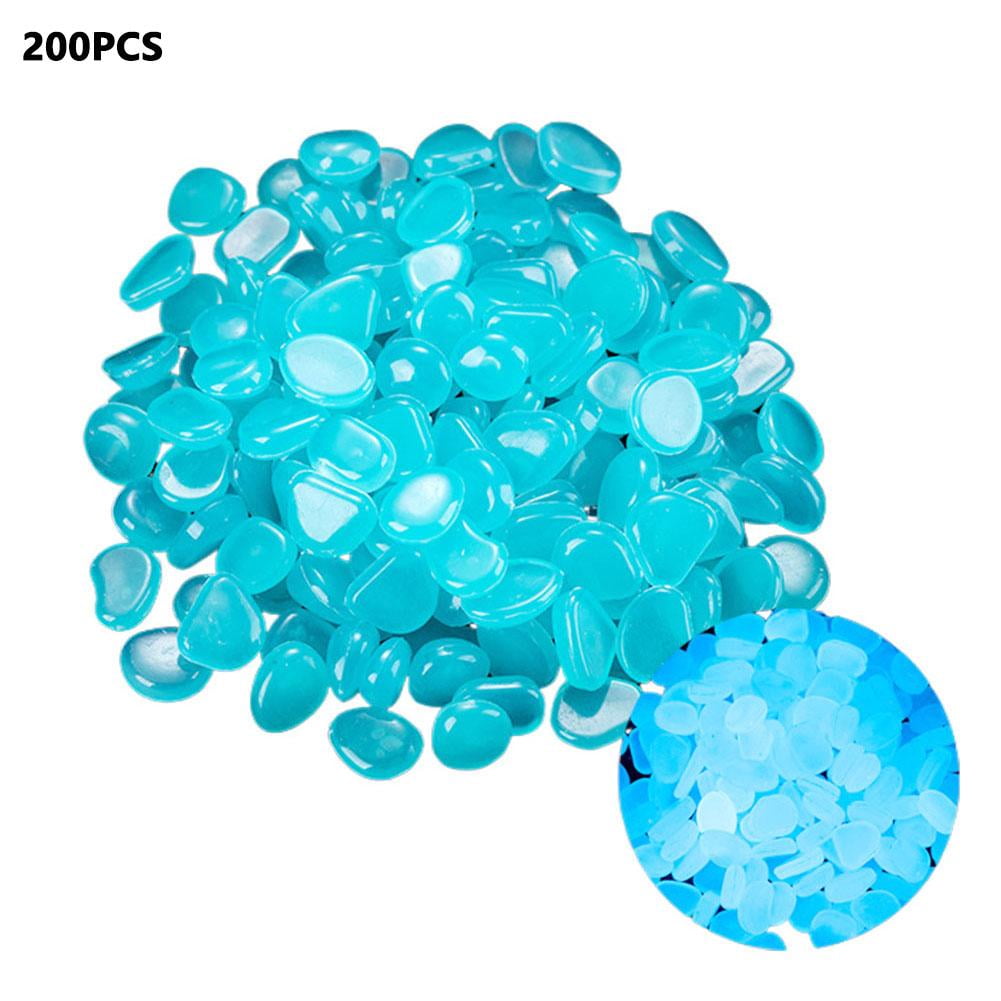 Artificial Luminous Stone Vase Fillers Home Garden Outdoor Fish Tank ...