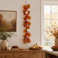 Artificial Maple Leaf Garland - Fall Thanksgiving Decor, Pumpkins ...