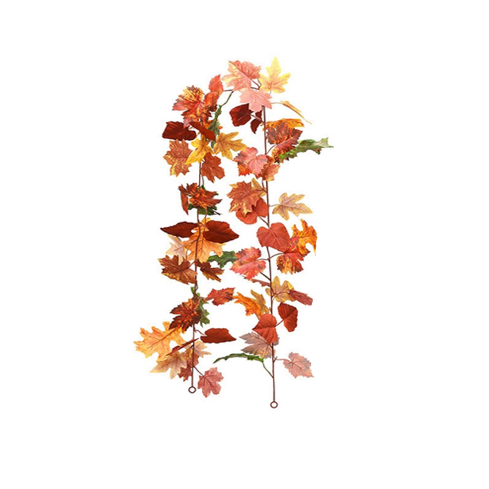 Artificial Maple Leaf Hanging Garland Faux Foliage Vine for Fall Autumn ...