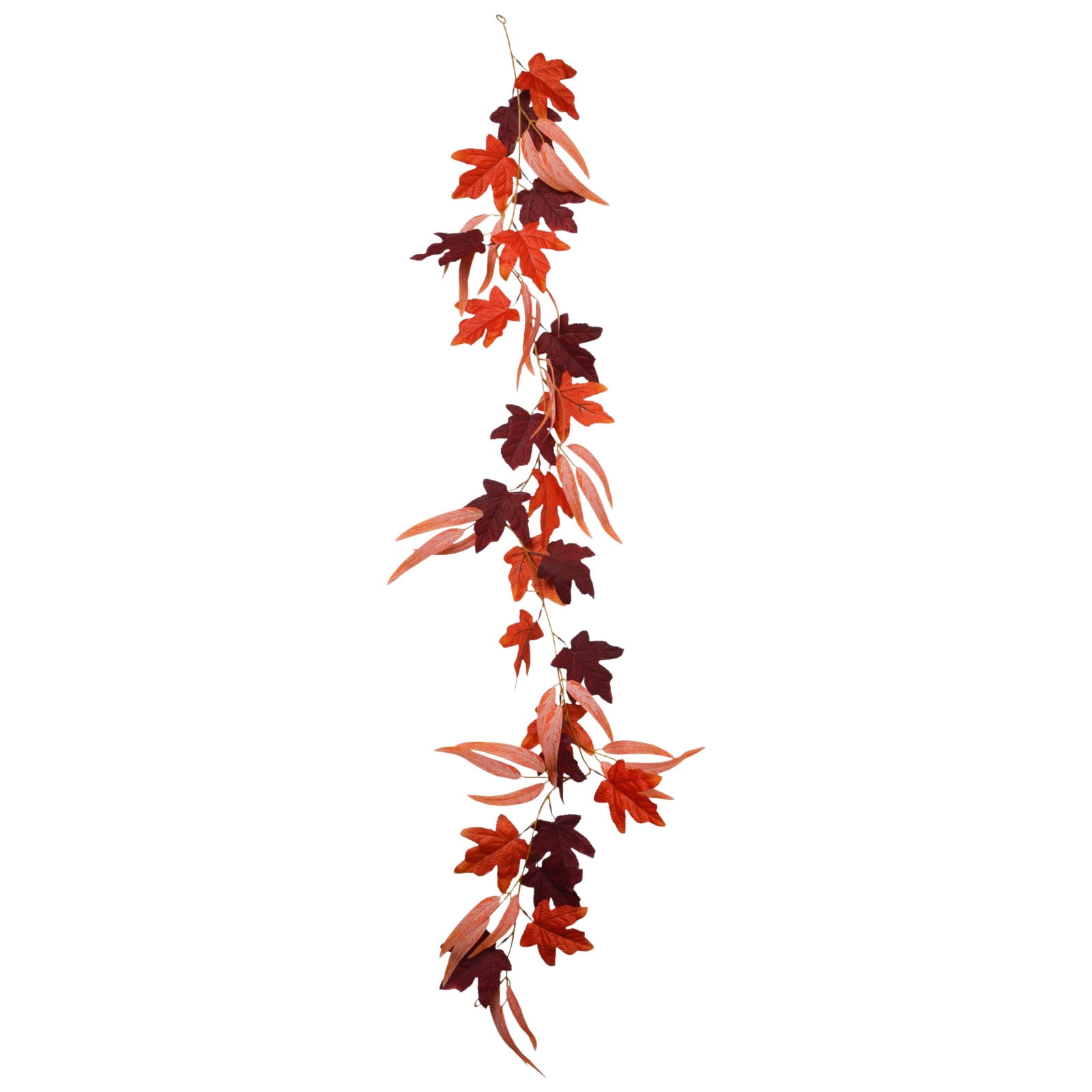 Artificial Maple Leaf Vine Fall Thanksgiving Halloween Home Decoration ...