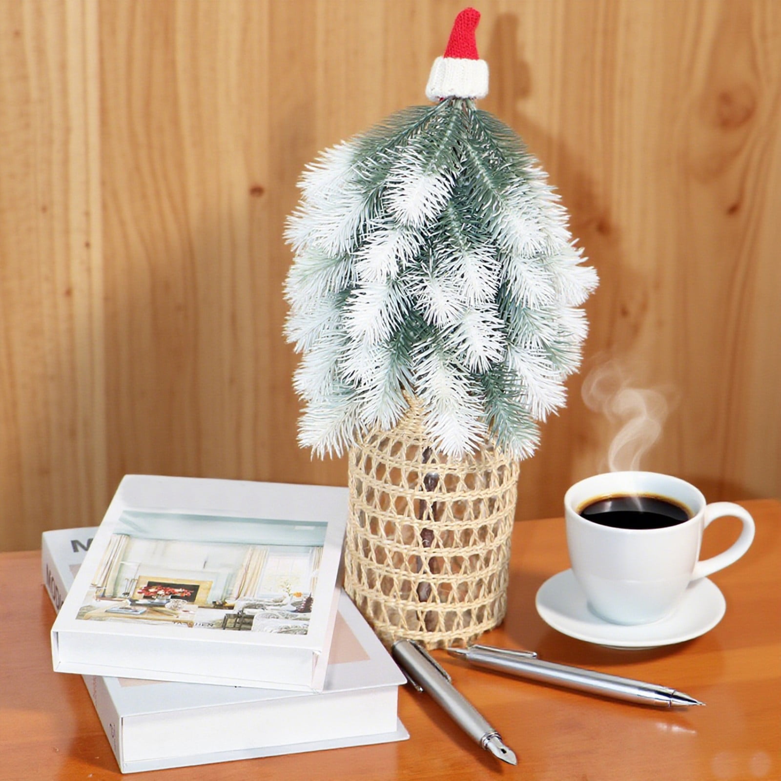 Artificial Mini Christmas Tree Pine Cone Ground Insert/ Christmas Tree ...