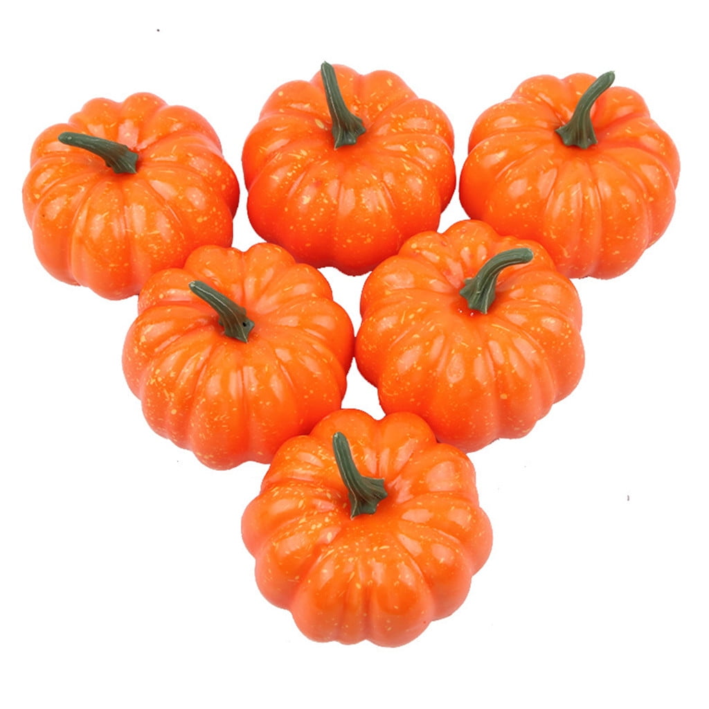 Artificial Mini Pumpkins Assorted Fake Foam Vegetables | Lifelike ...
