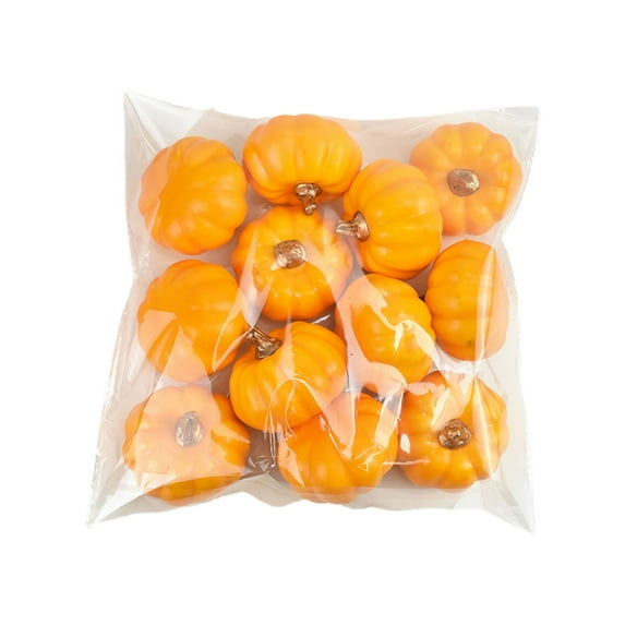 Artificial Mini Pumpkins Faux Foam Pumpkin for Halloween Thanksgiving ...