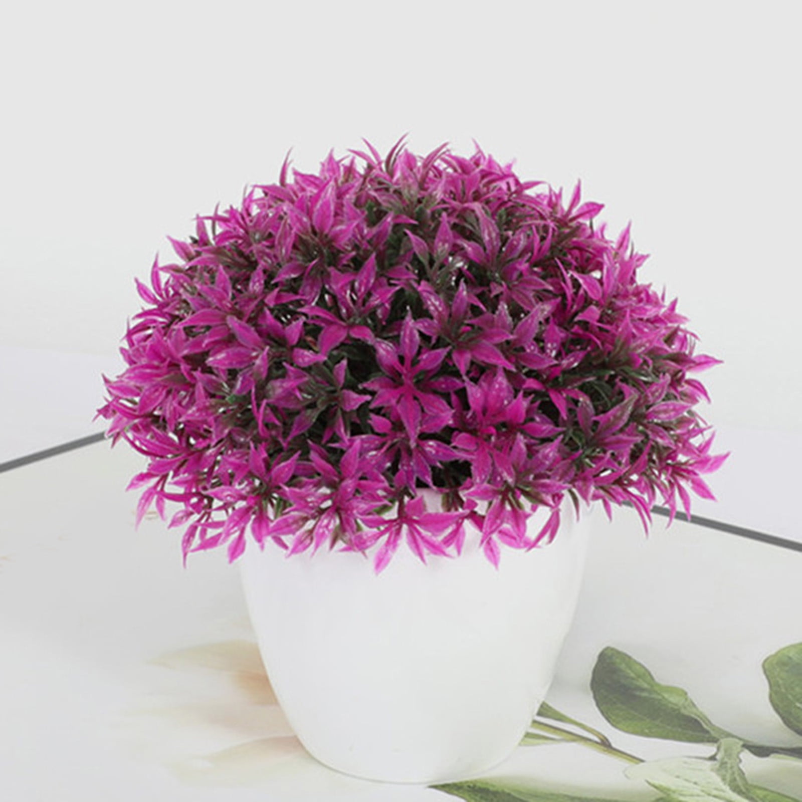 Artificial Mini Topiary Centerpiece â Durable Potted Decor for Home ...