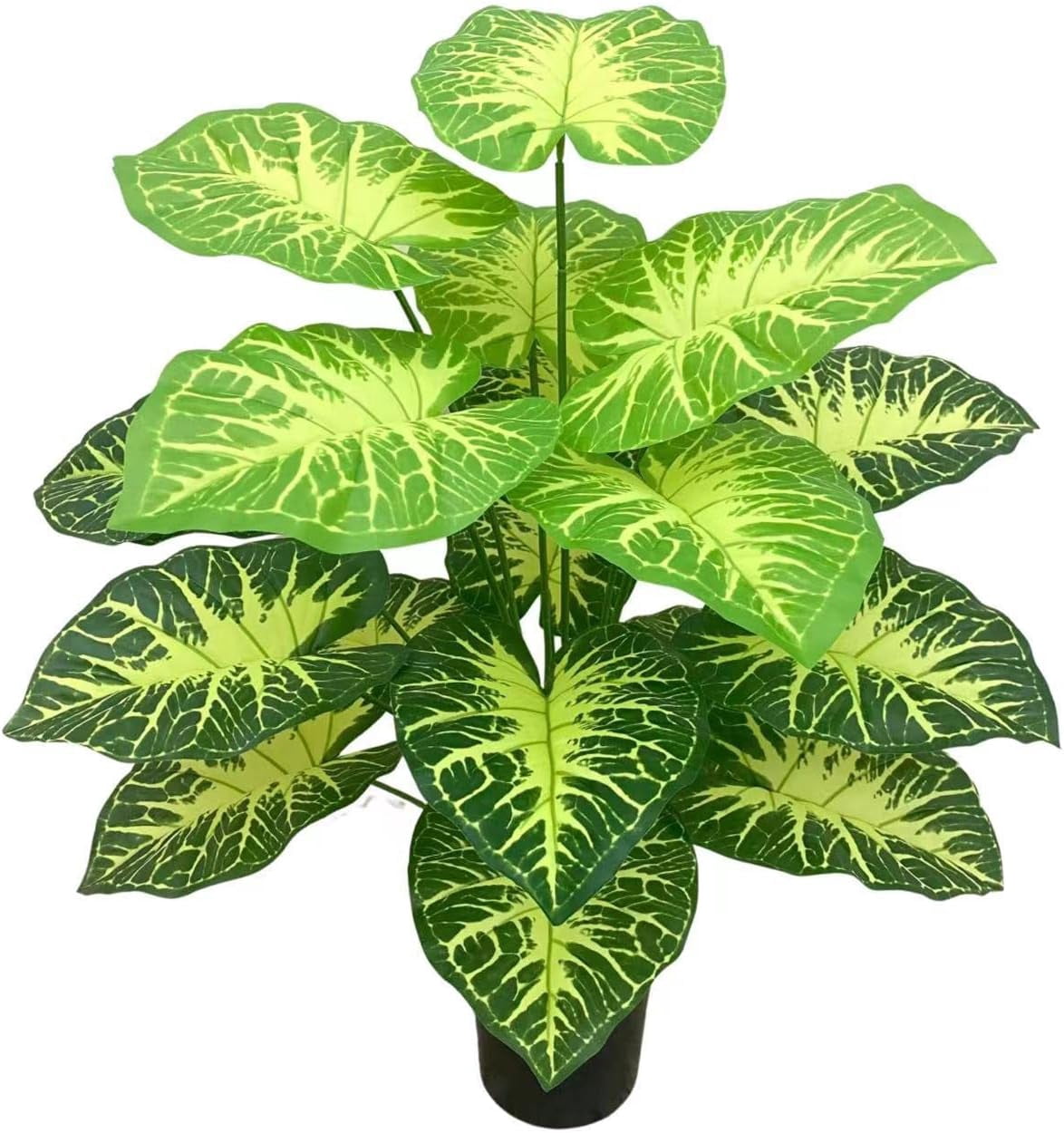 Artificial Monstera Deliciosa Plant，18 Leaves Artificial Tropical ...