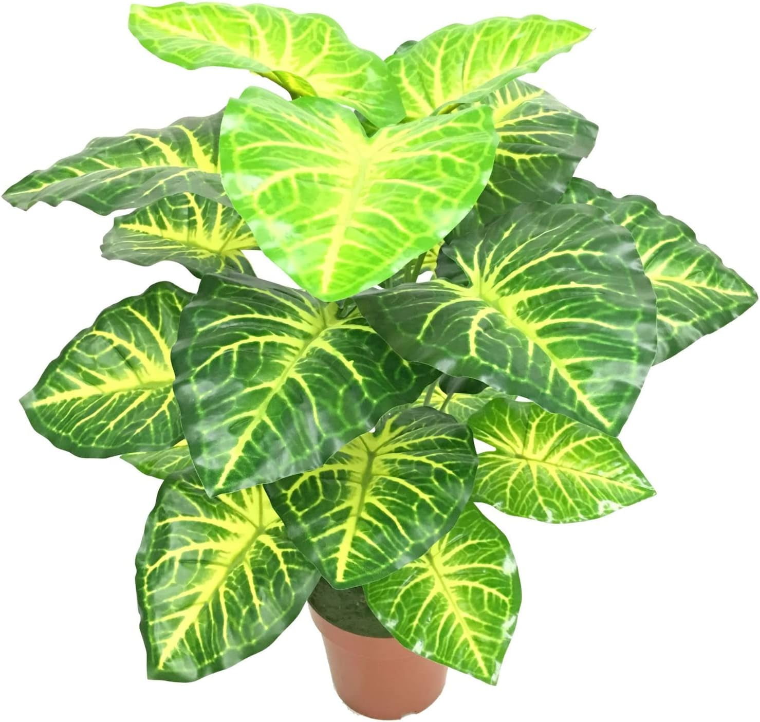 Artificial Monstera Deliciosa Plant，18 Leaves Artificial Tropical ...