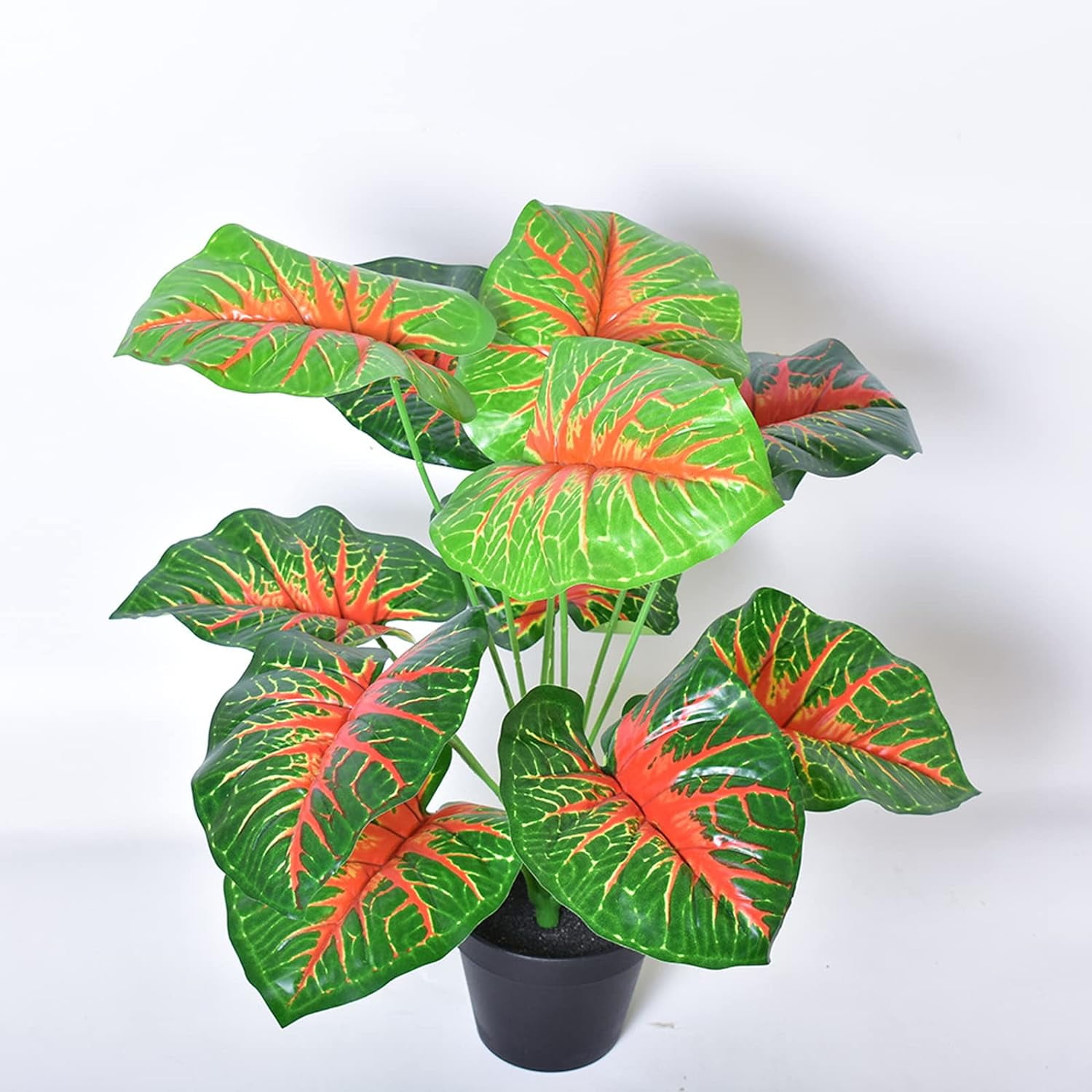 Artificial Monstera Deliciosa Plant，18 Leaves Artificial Tropical ...
