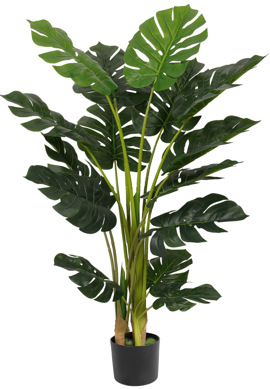 Artificial [Monstera] Deliciosa [Plant] 4ft Tall Decorative Split ...