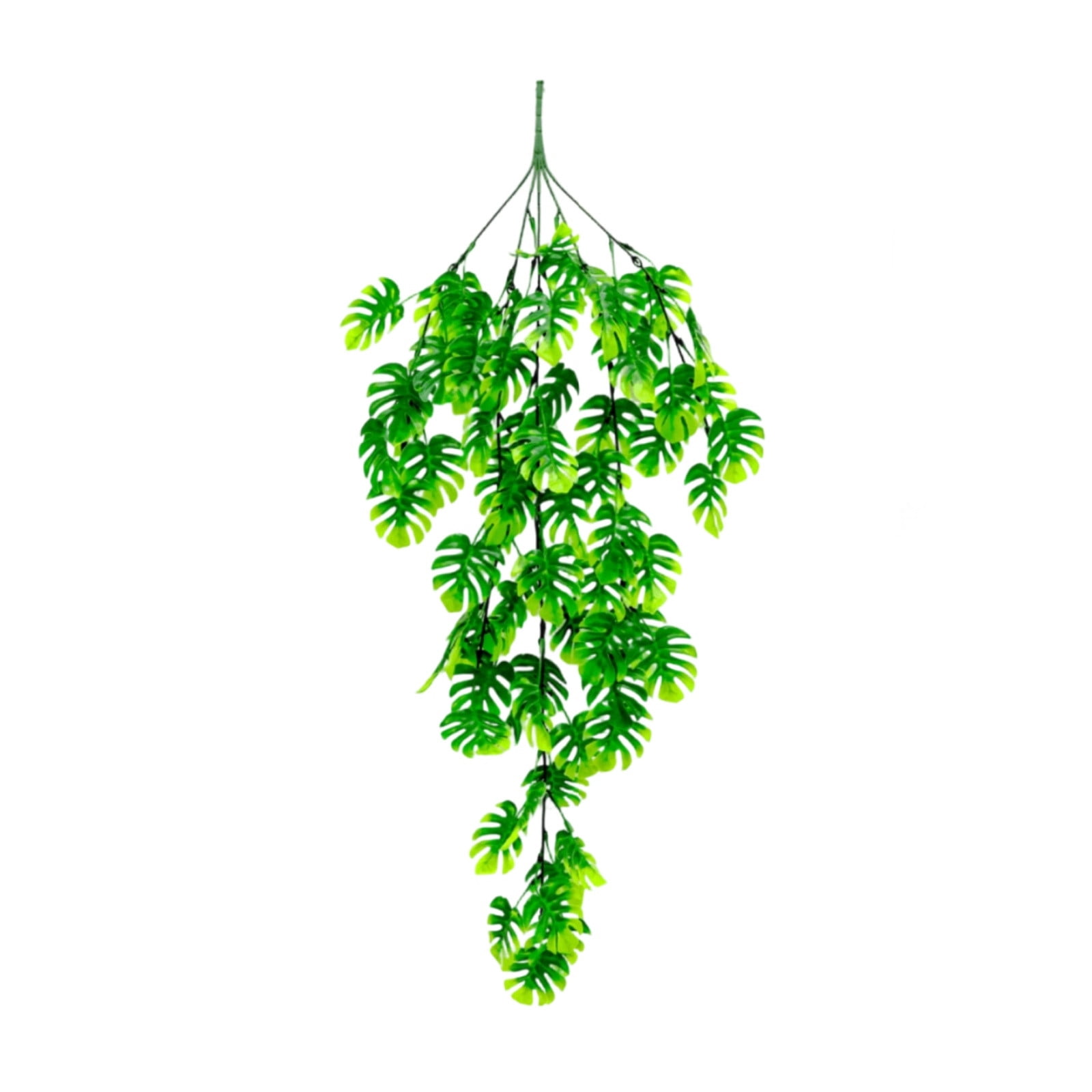 Artificial Monstera Trailing Vines Hanging Plants Faux Green Ivy Wall ...