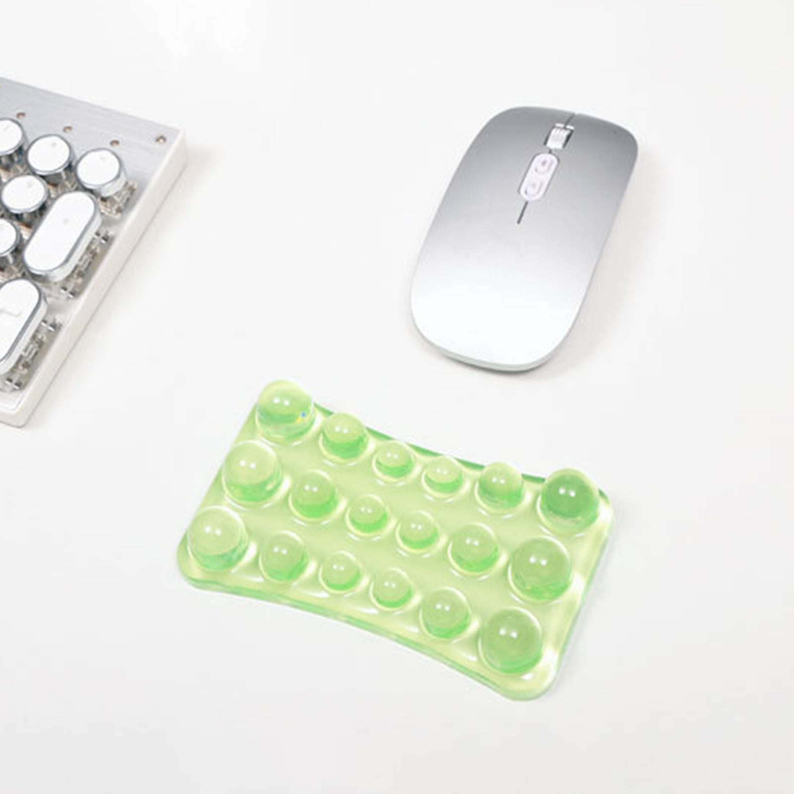 Transparent Crystal Silicone Wrist Rest Pad | Solid Color Waterproof ...